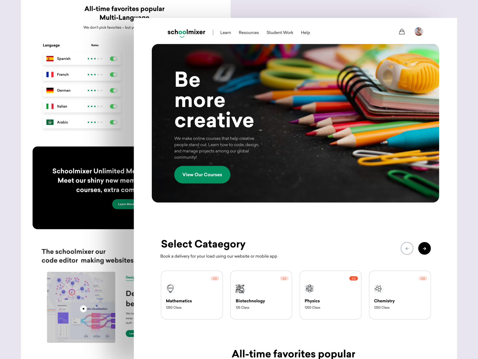 schoolmixer-online courses: home page by Barakatullah for Wavespace ...