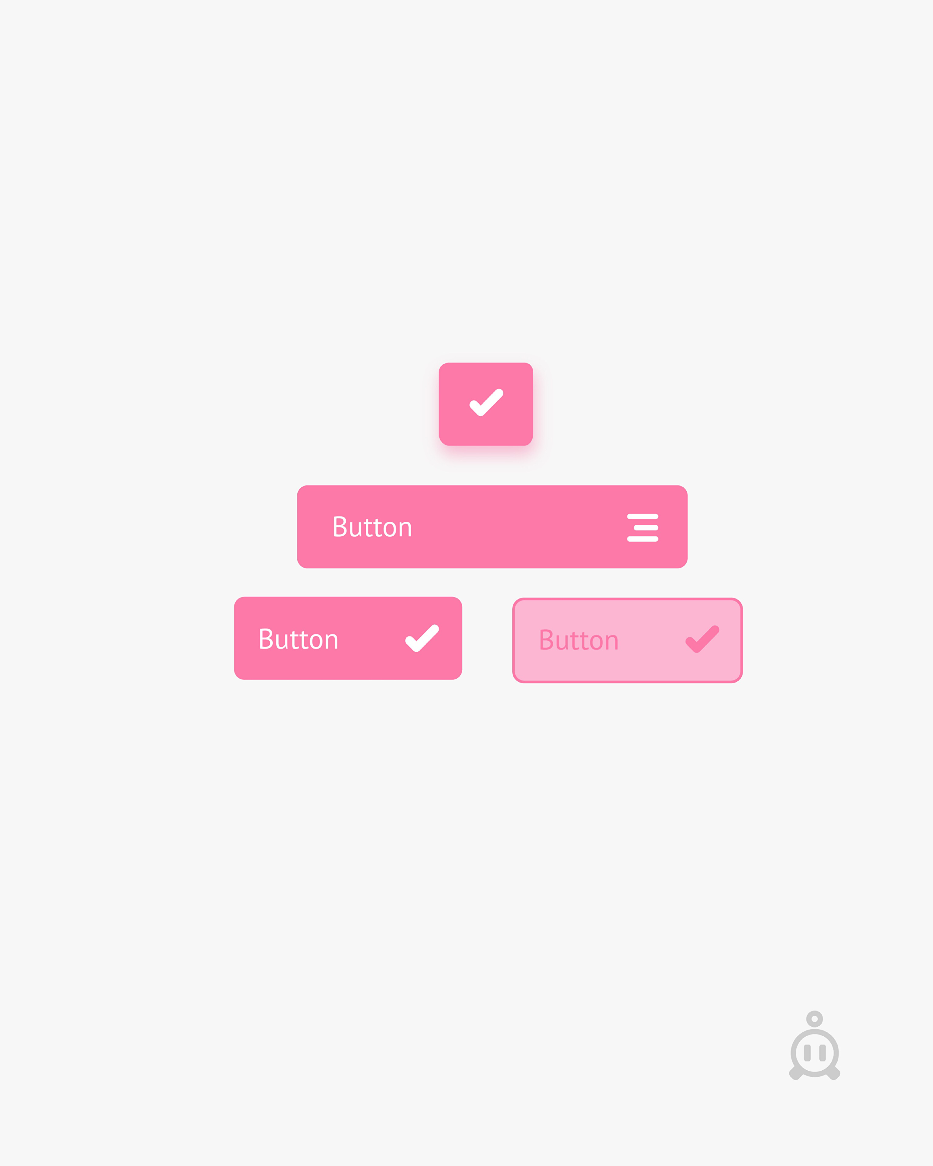 Friendly User Interface Button Design by The Engineer's Projects on ...