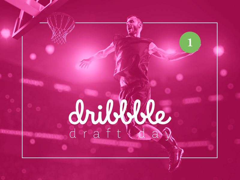 Dribbble Draft Day Invite by Liana Ile on Dribbble
