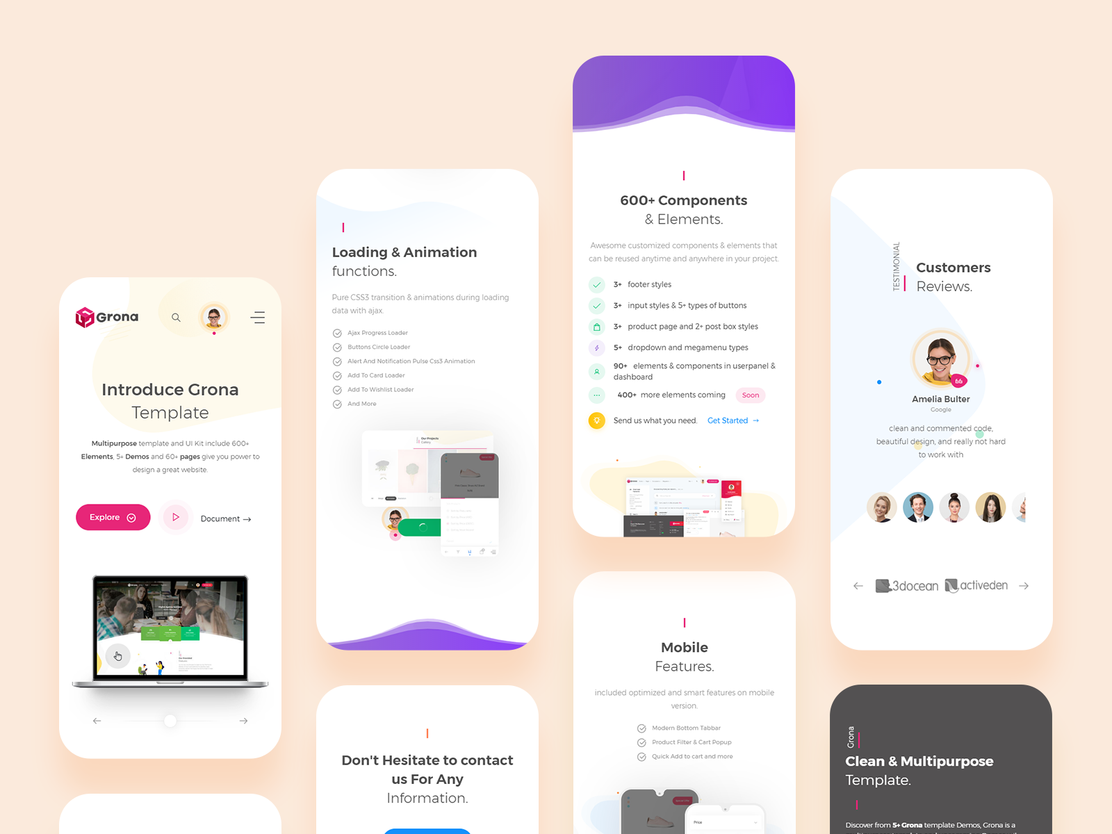 Mobile Views | Landing Page by Grona Studio on Dribbble
