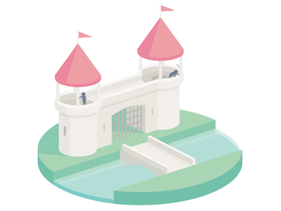Middle Ages Gate by Guillaume Kurkdjian on Dribbble