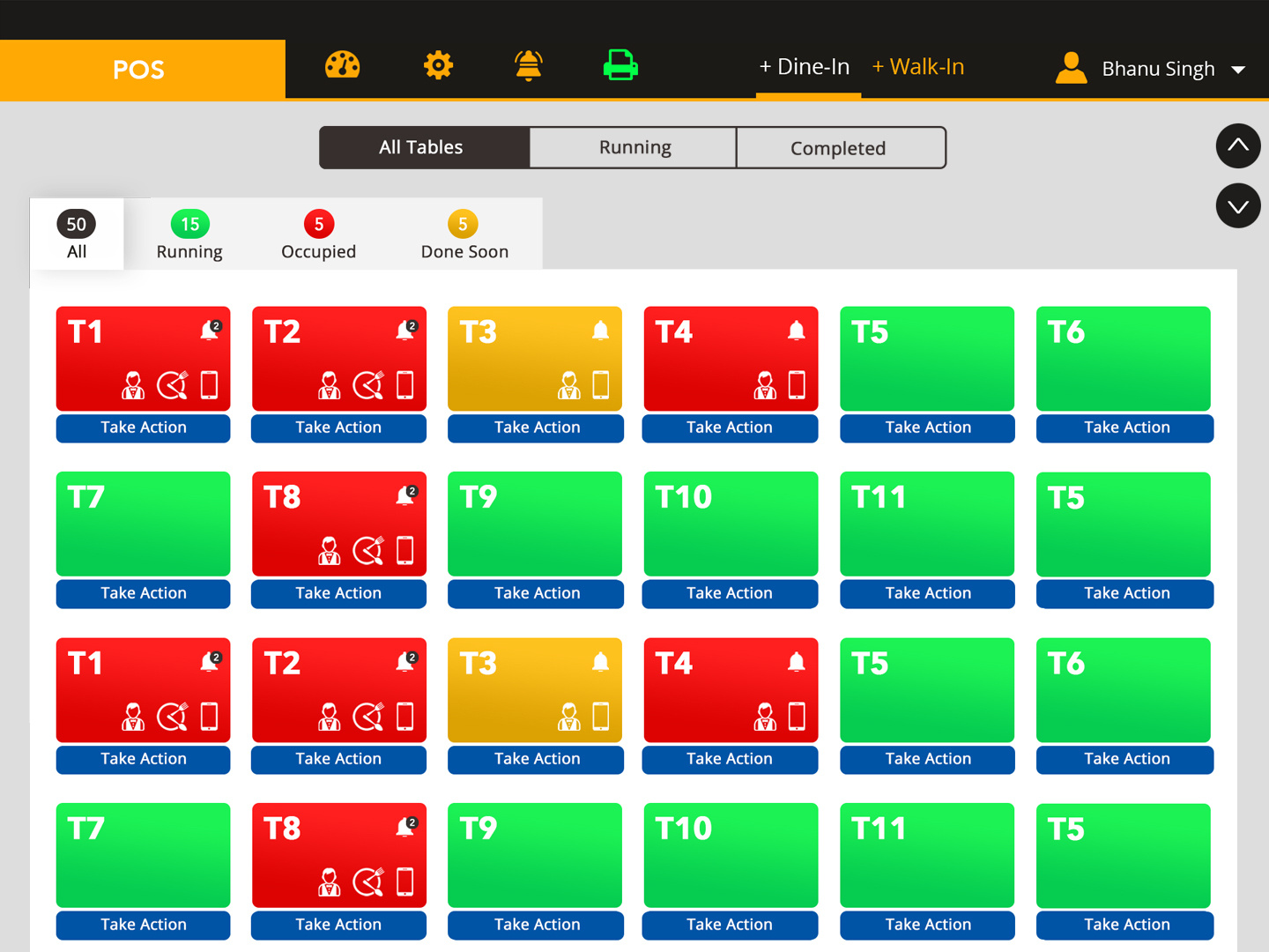 Restaurant POS by Bhanu Singh on Dribbble