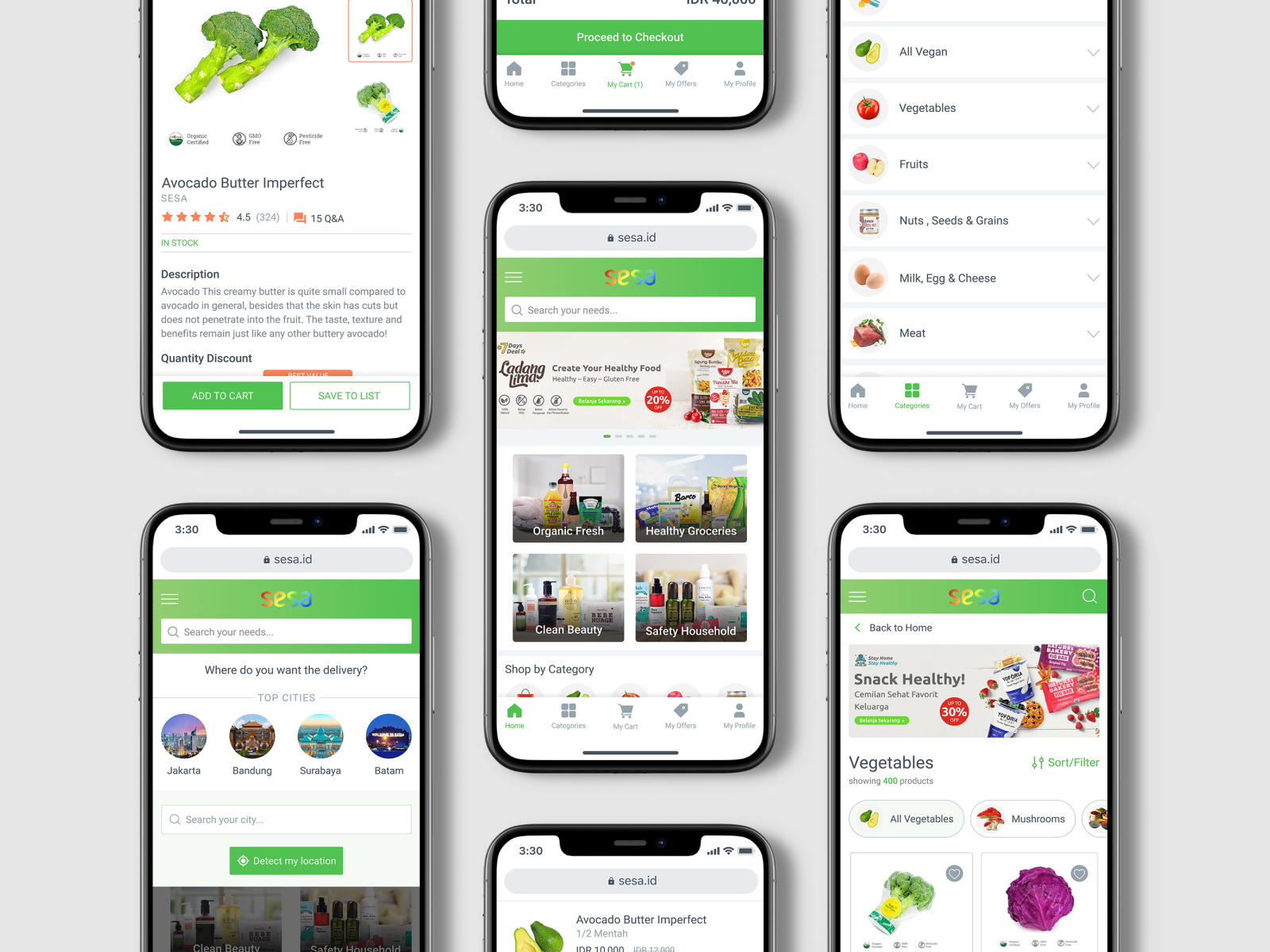 🥑 SESA™️ | Website Redesign (Mobile Breakpoint)📱 by Om Arya on Dribbble