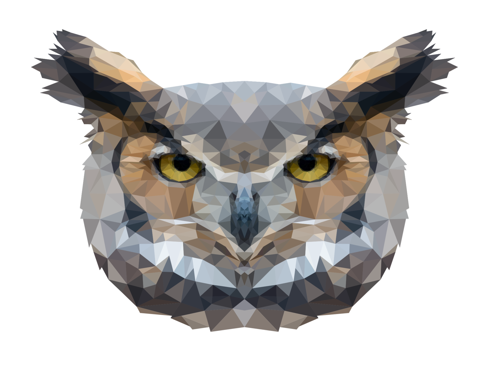 Polygon Owl by Adam Talik on Dribbble
