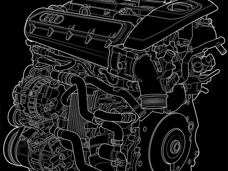 Audi Engine by Jim Hatch on Dribbble