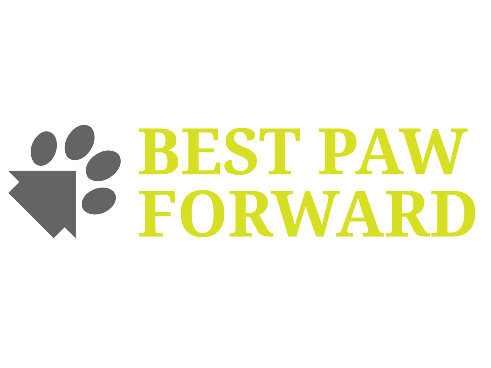 Best Paw Forward logo by Helen Wight on Dribbble