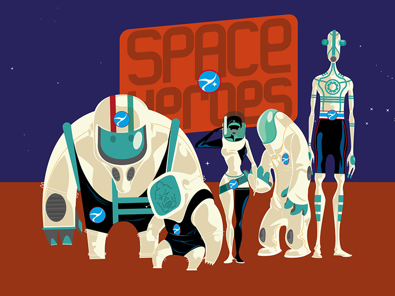 Space Heroes nr1 by András Kohut on Dribbble