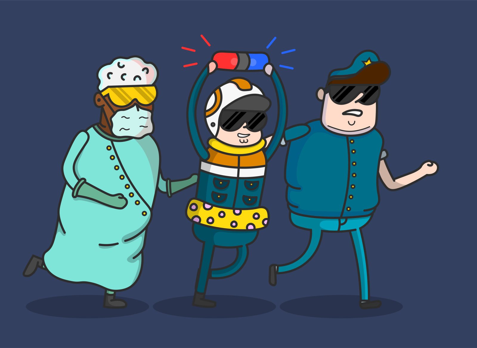 First-Line Team by Danil Shklyarsky on Dribbble