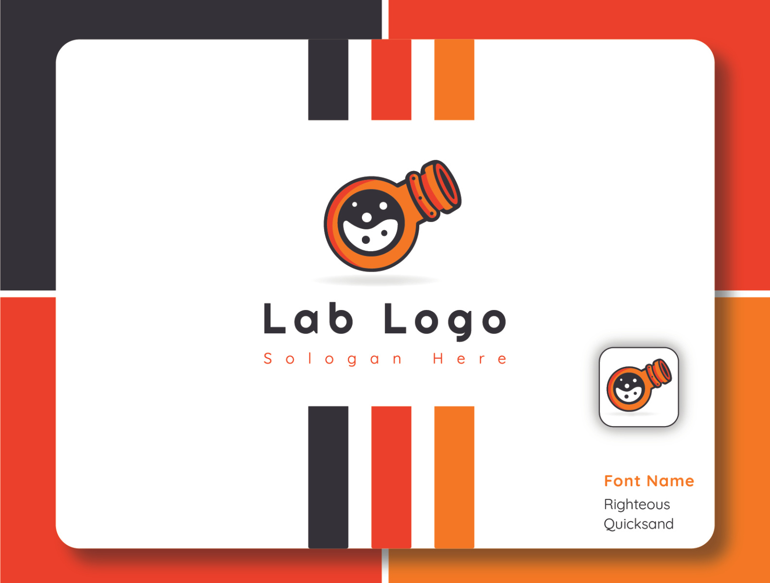 Lab Logo by Mohammad Hemayetul Islam on Dribbble