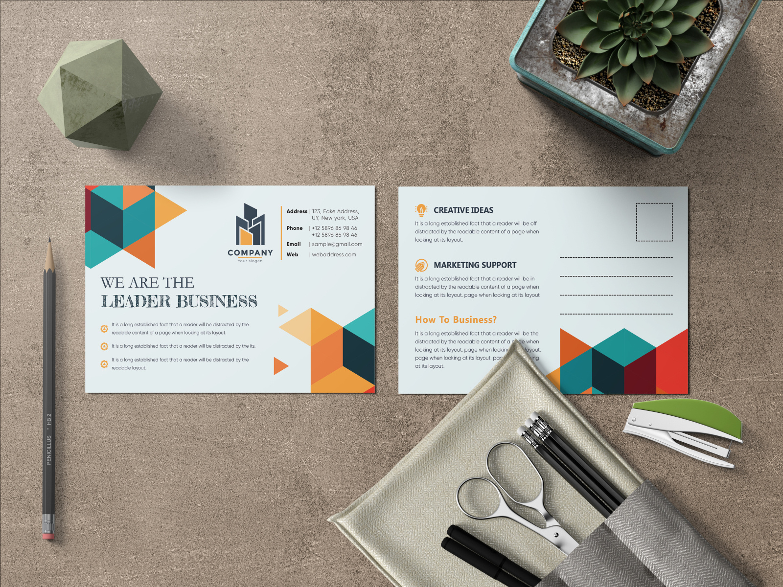Post Card Design by Mohammad Hemayetul Islam on Dribbble