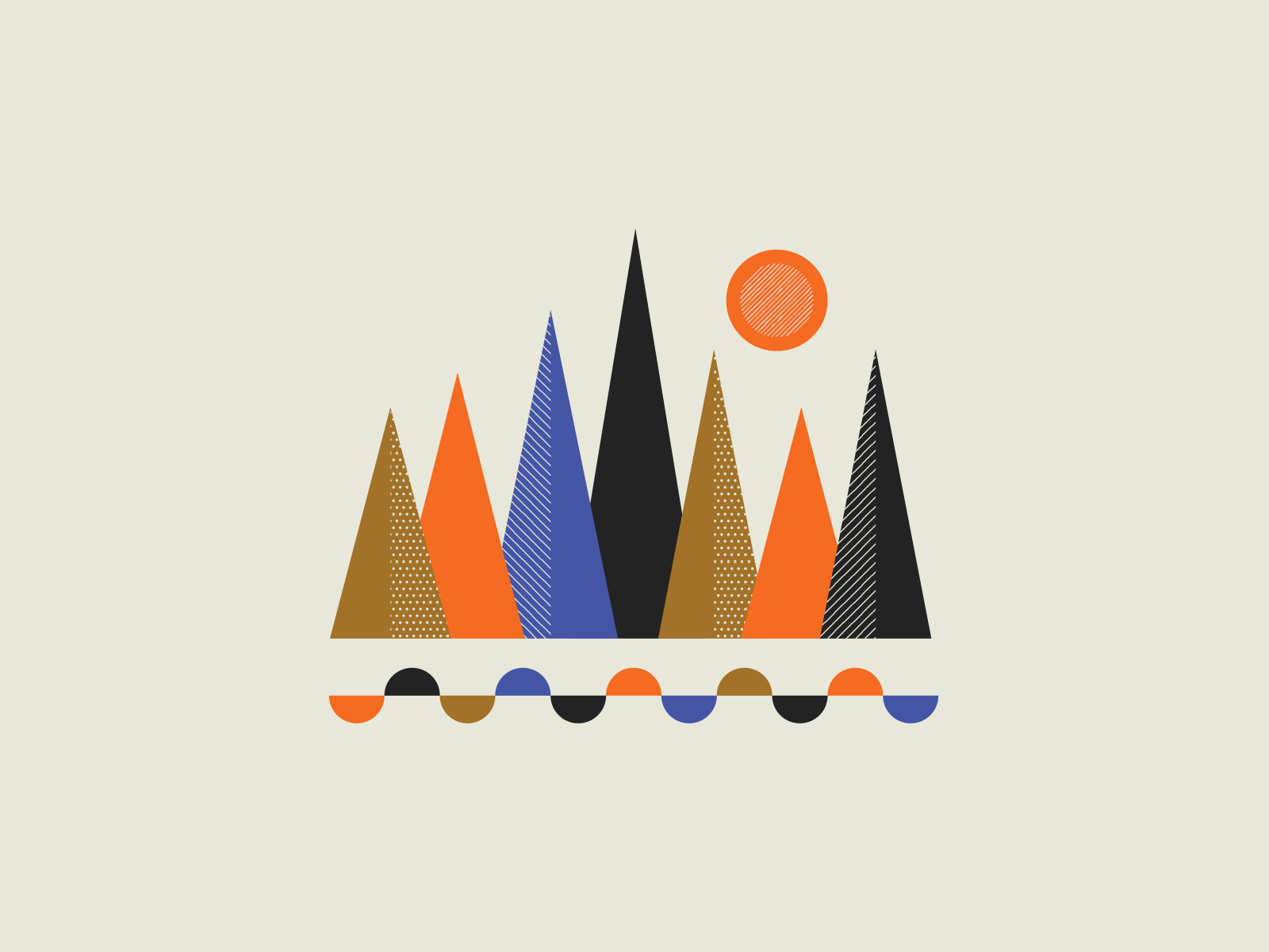 Tree Pattern by Josh Warren on Dribbble