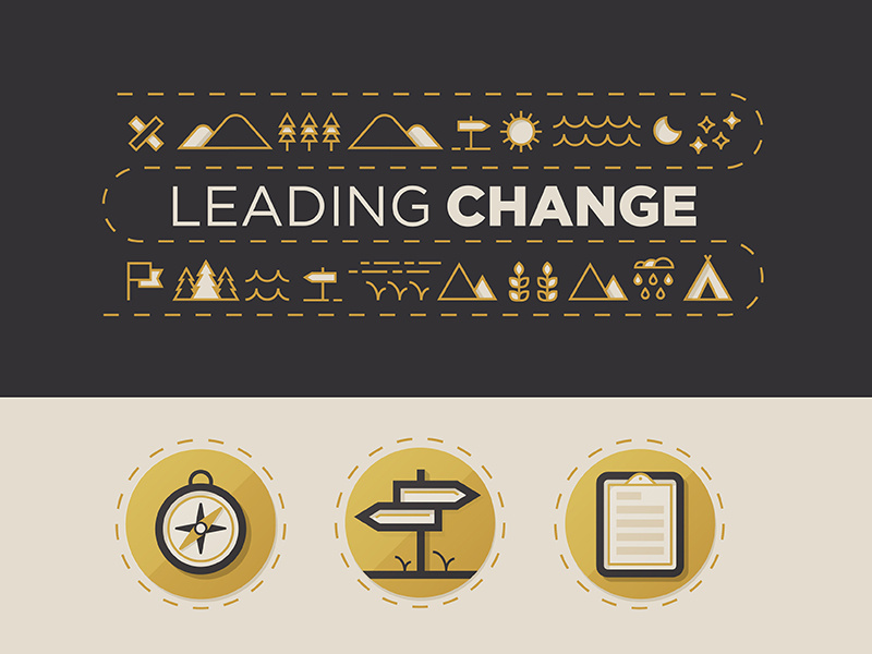 Leading Change by Josh Warren on Dribbble