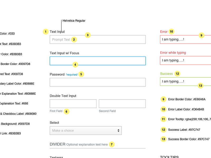 Form Styles by Derek Bender on Dribbble