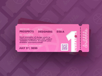Dribbble Invitation by Ethan Ettleman on Dribbble