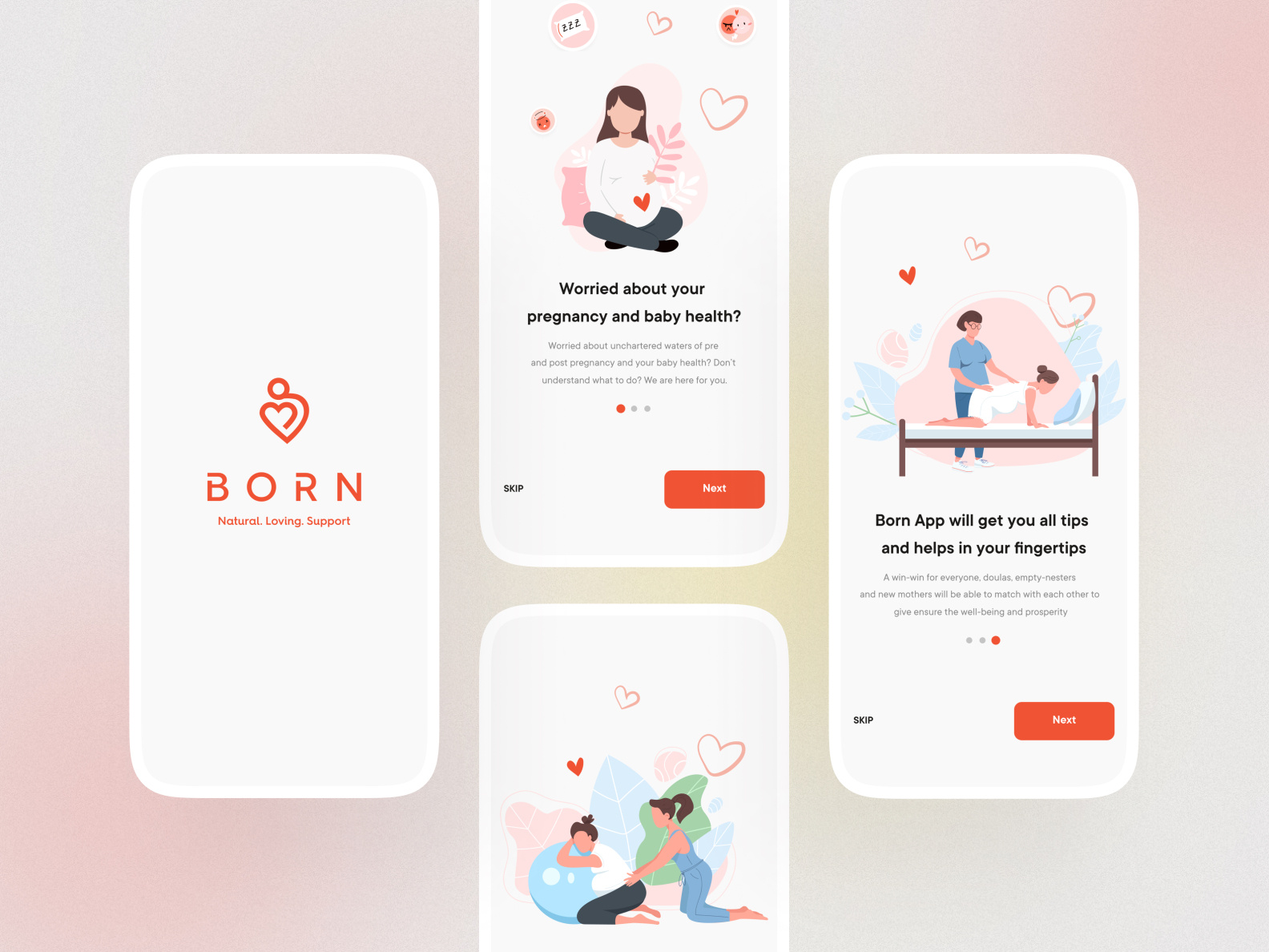 Born || Pregnancy Care App by Antor Paul on Dribbble