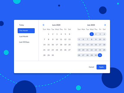 Custom Date Picker by Dimitri Thomaz on Dribbble