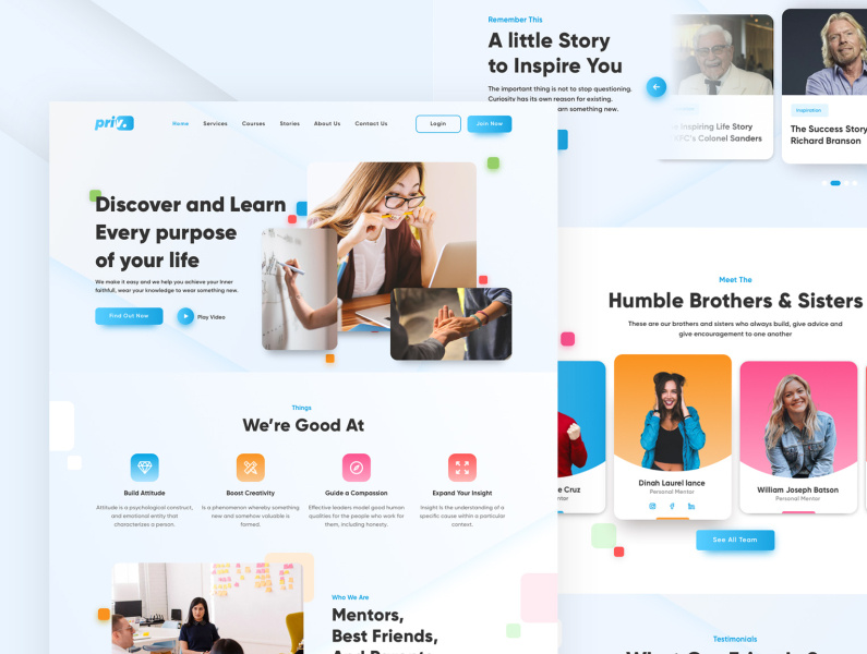 Priv. Personal Mentoring | Exploration by Josua Sitorus on Dribbble