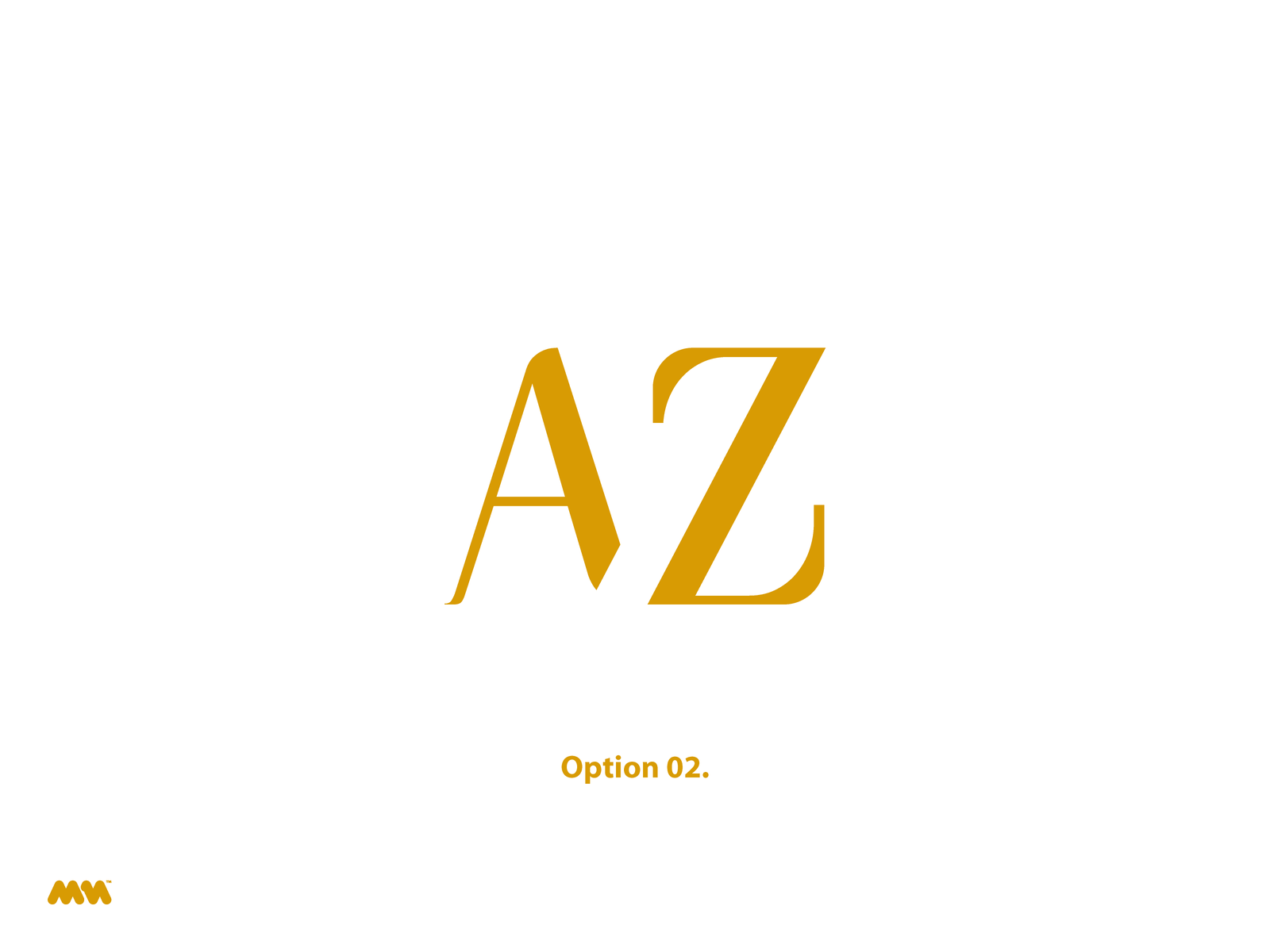 AZ wedding logo option 02 by muhammad mohie™ on Dribbble
