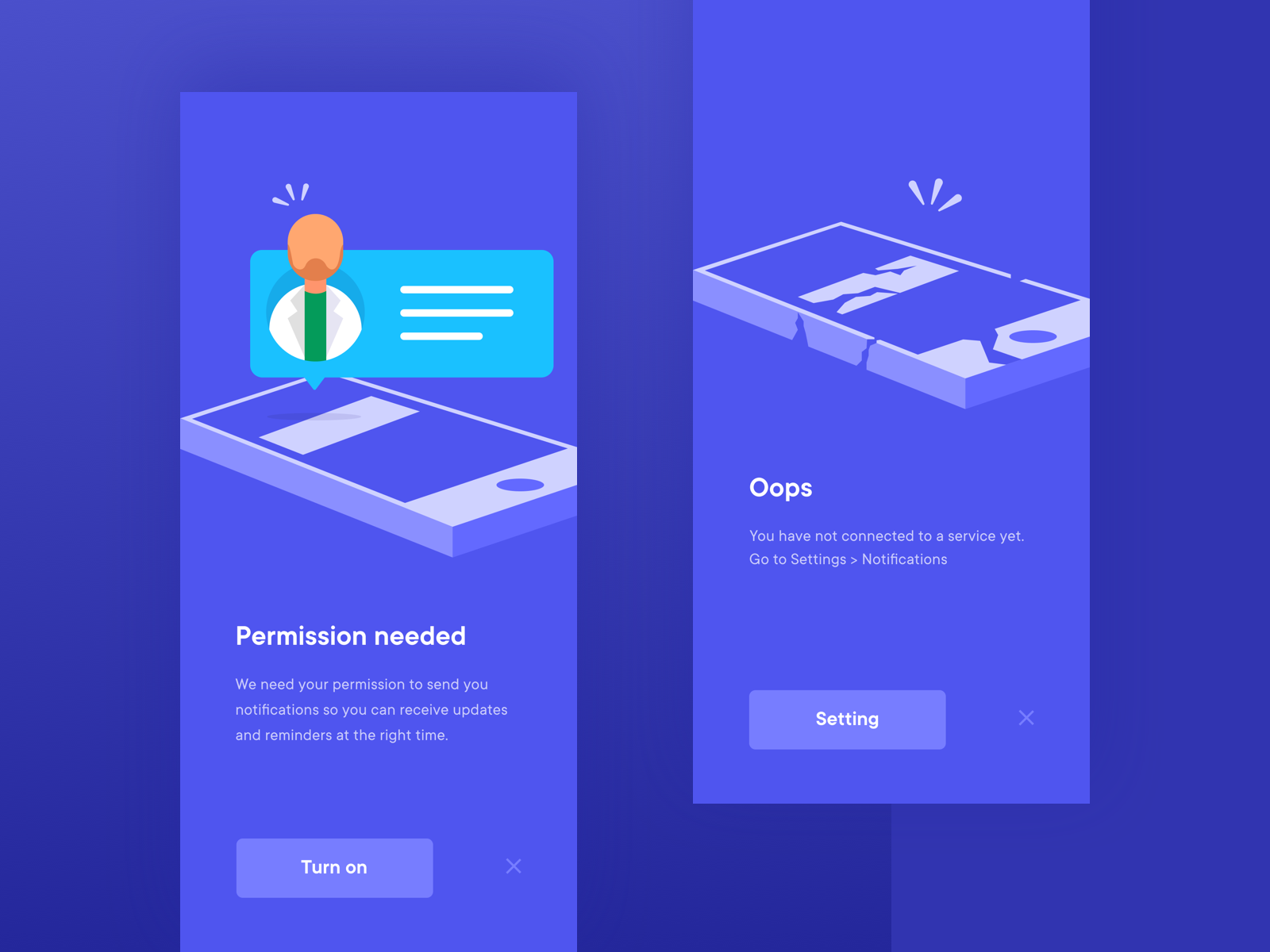 Health Care App - Permissions by Sơn Min on Dribbble