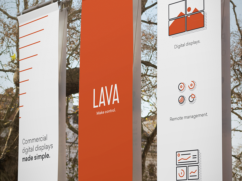 Lava City Banners by Brad Neathery for Right Brain Factory on Dribbble