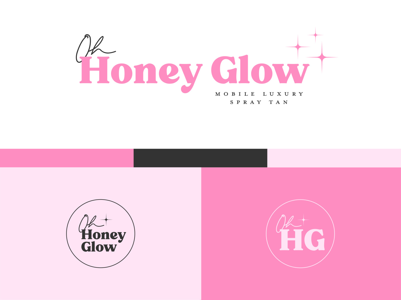 Oh Honey Glow Branding Suite by Alex Pesak on Dribbble