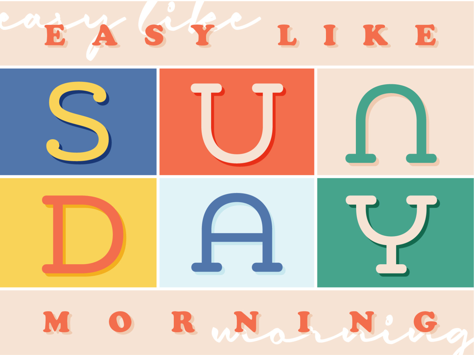 Easy Like Sunday Morning by Alex Pesak on Dribbble