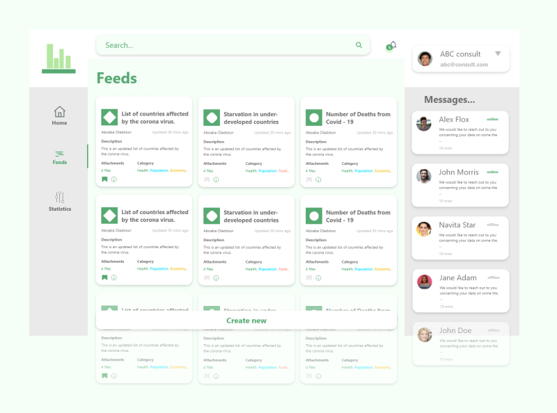 DataHub by Oladotun on Dribbble