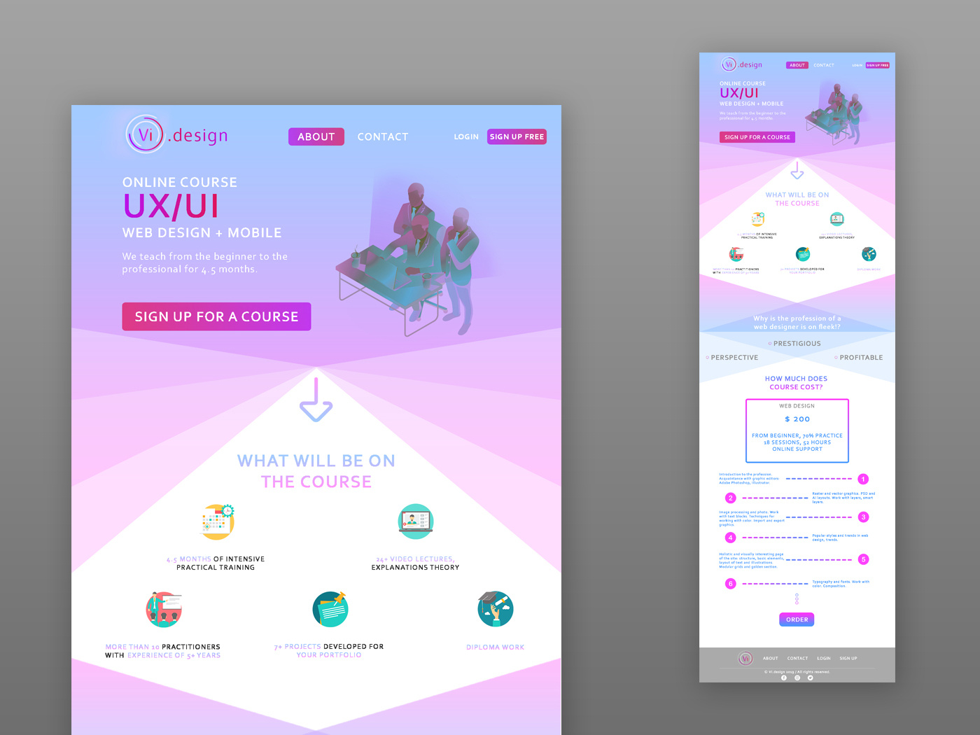 Vi.Design by Ihor on Dribbble