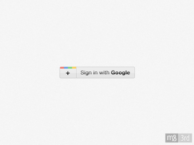 Sign In With Google+ by Steffi Rakotozafy on Dribbble