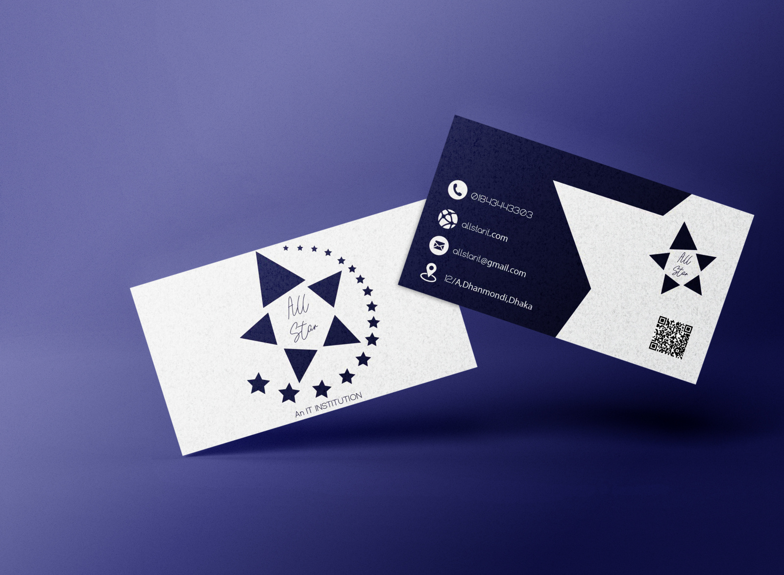 All Star Business Card by Kaif Alam on Dribbble