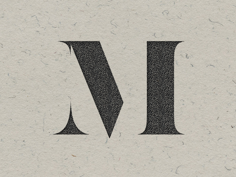 36daysoftype "M" by Erik Nilsson on Dribbble