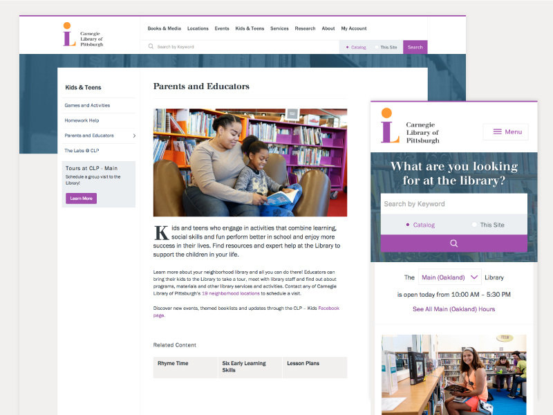Carnegie Library of Pittsburgh Redesign by Matt Braun for Bearded on ...