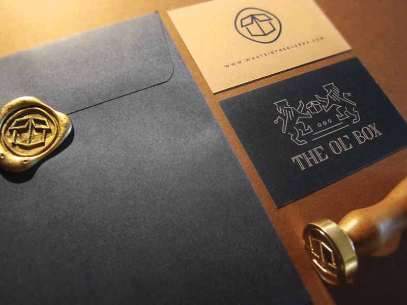 The Ol' Box identity materials by Tiago Sá on Dribbble