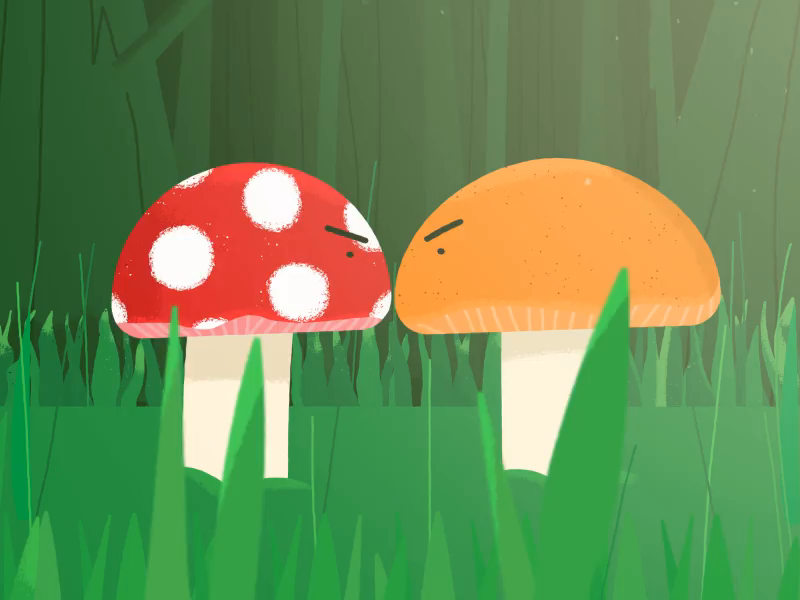 Fungus animation by Wanda Arca on Dribbble