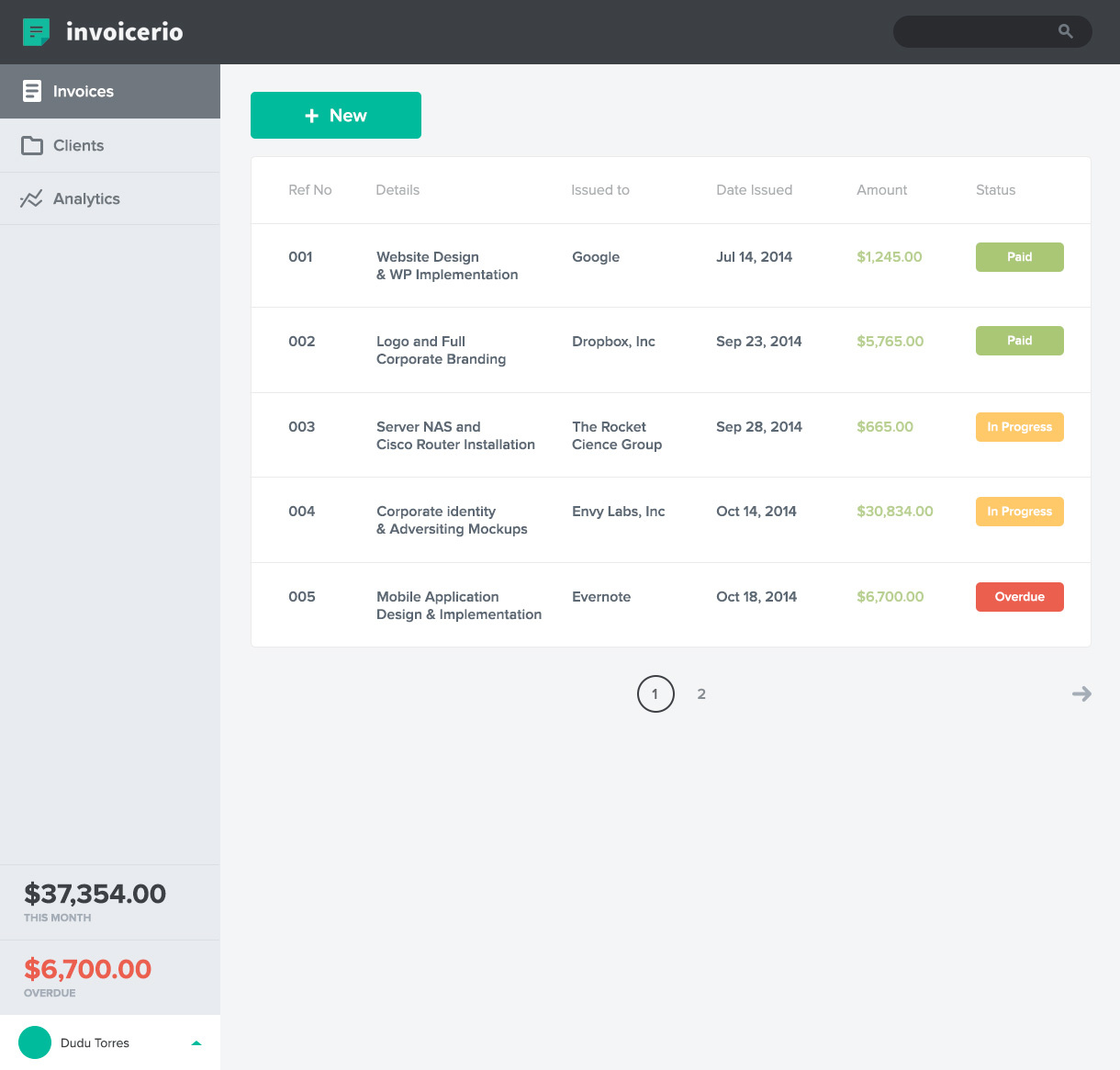 Dribbble - Invoicerio-Invoice-Dashboard-02.jpg by Dudu Torres