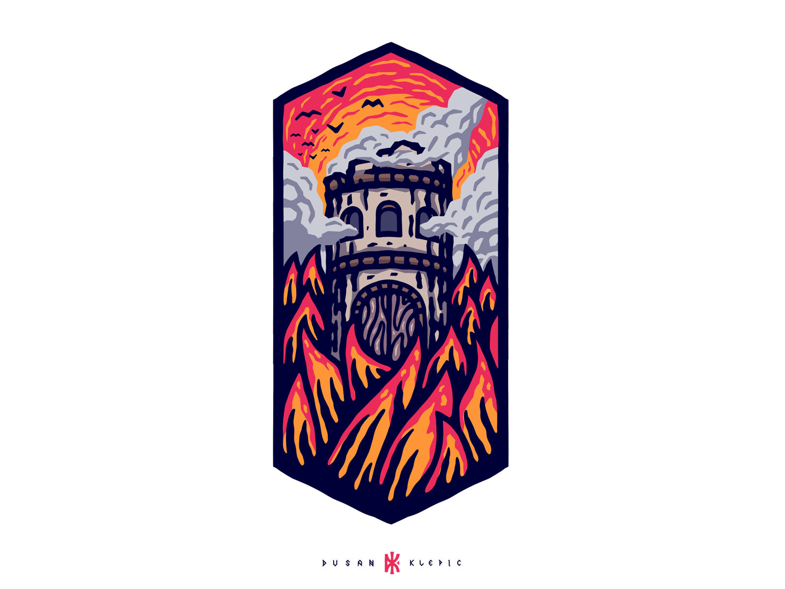 Burning Tower Studio by Dusan Klepic on Dribbble
