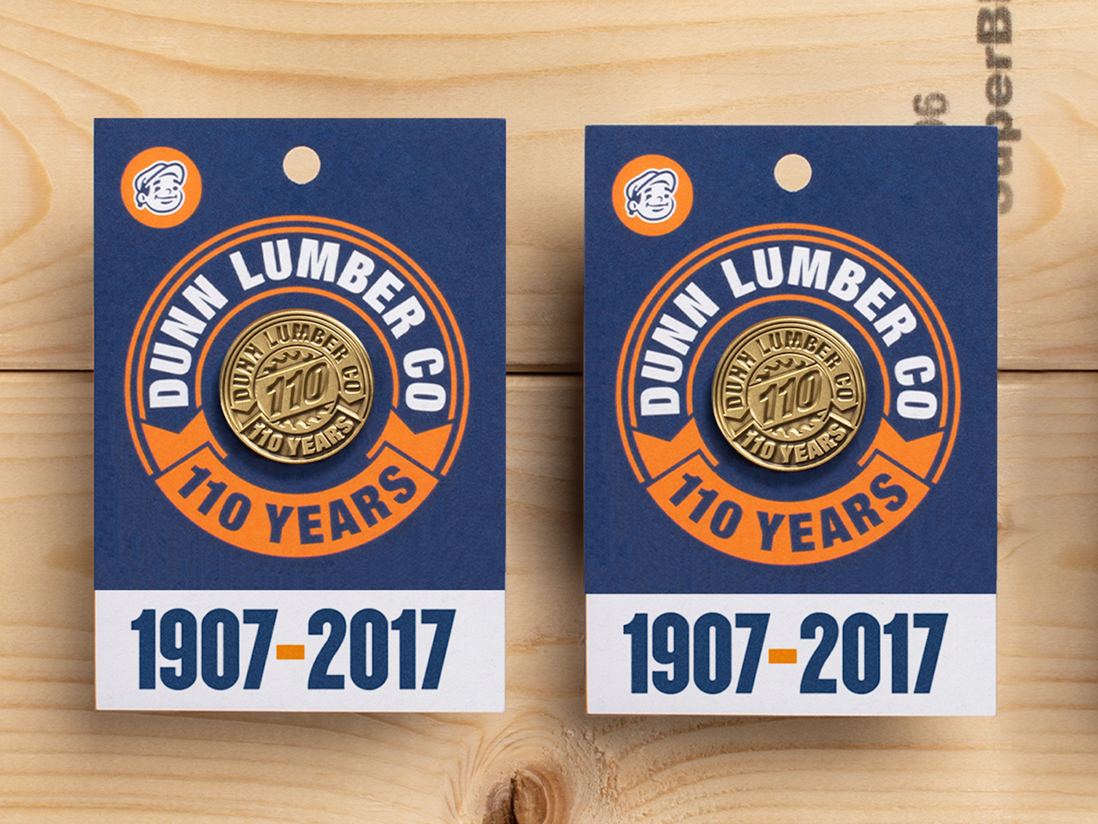 Dunn Lumber Pins by Matt Naylor on Dribbble