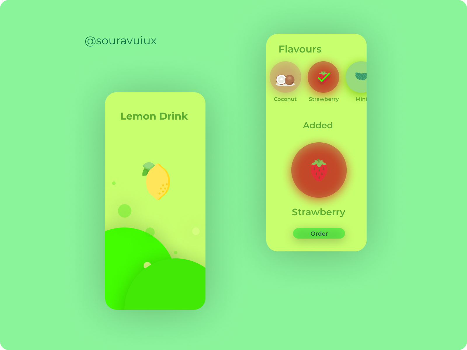 Lemonade UI by Sourav Ranjan Behera on Dribbble