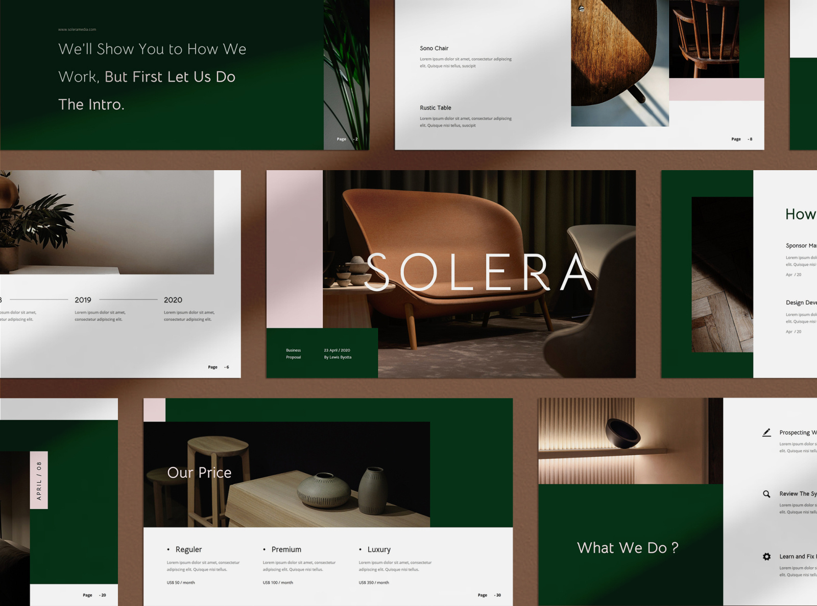 Solera Presentation by Visuel Colonie on Dribbble