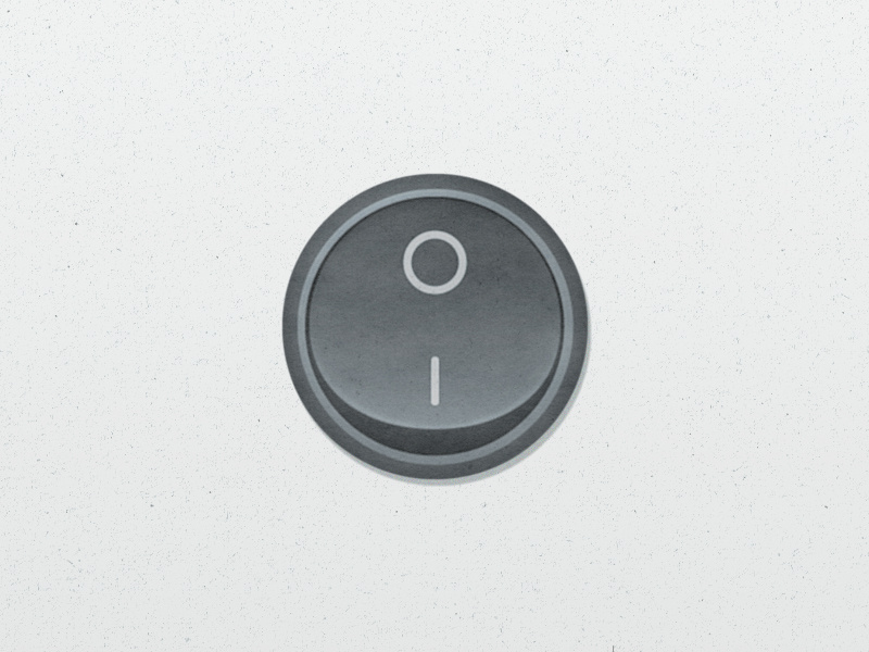 On/Off Switch by Jerry Brownell on Dribbble
