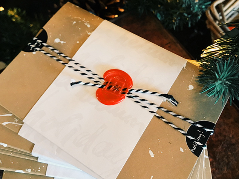 a recipe for a helium holiday! // holiday card by helium creative on ...