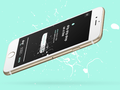 drip pop // Splash Page by helium creative on Dribbble