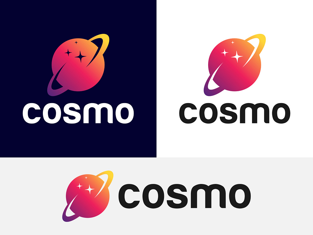 Cosmo Logo Design | Globe Logo Concept by Ashfuq Hridoy | Logo Designer ...
