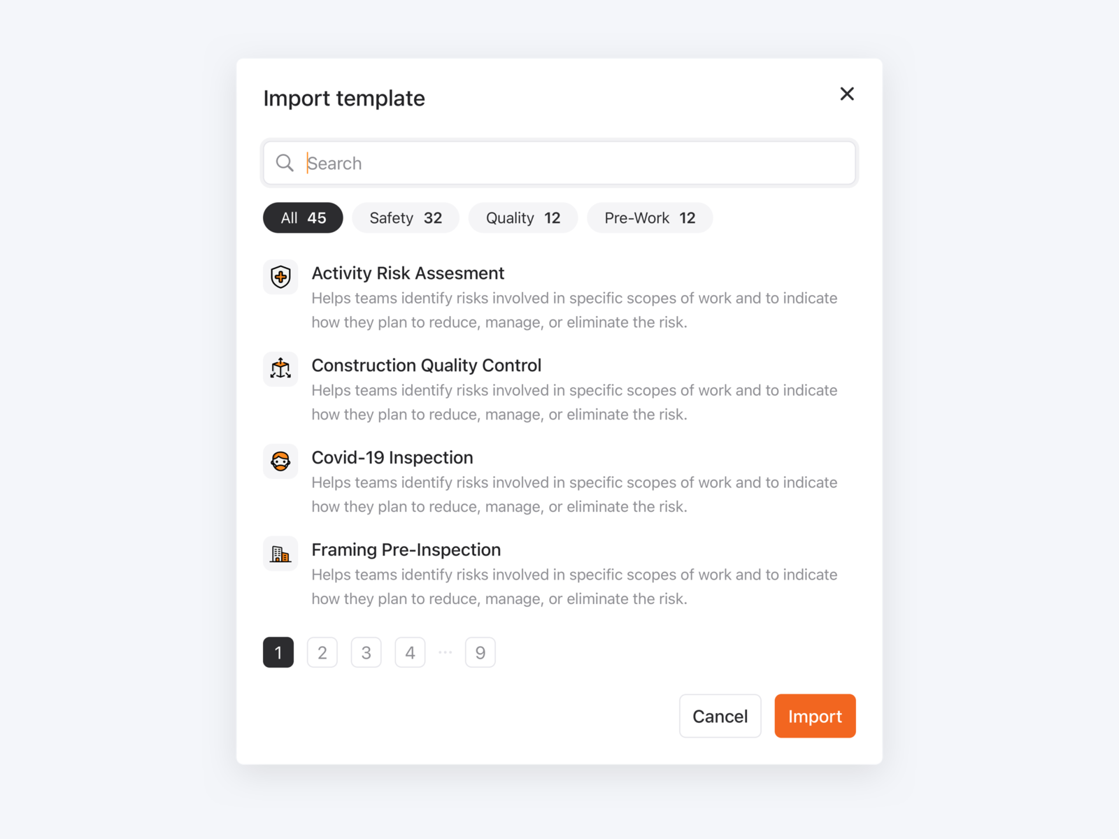 Template import by Zack Gemmell on Dribbble