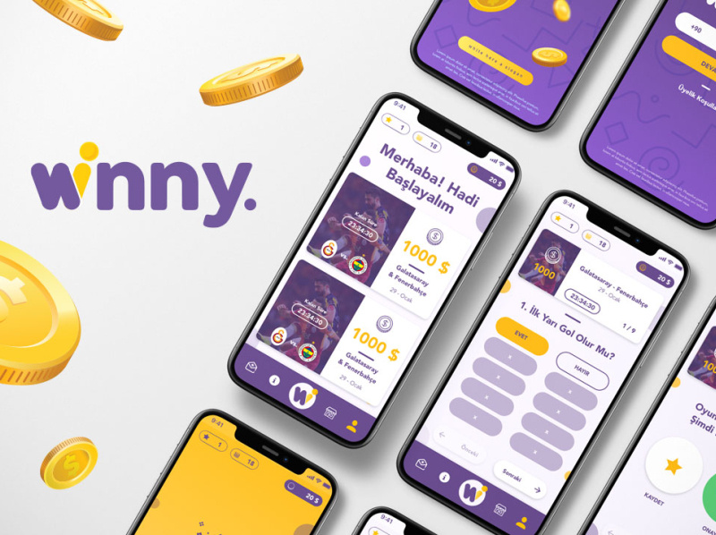Winny Game UI & UX by Clico Digital on Dribbble