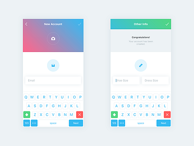Create Account by Abdul Rehman on Dribbble