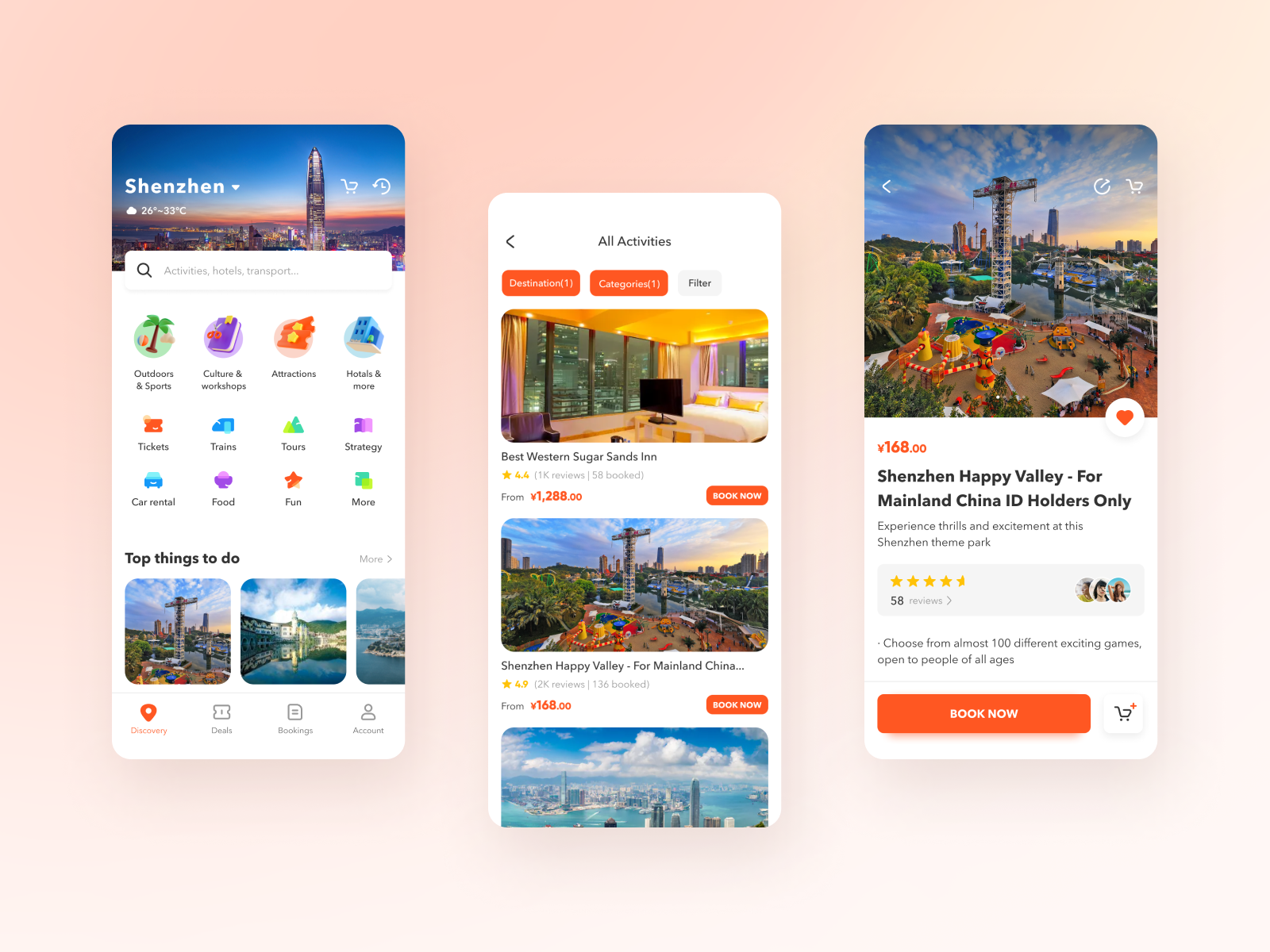 Travel App UI Interface Design by answerlau30@gmail.com on Dribbble