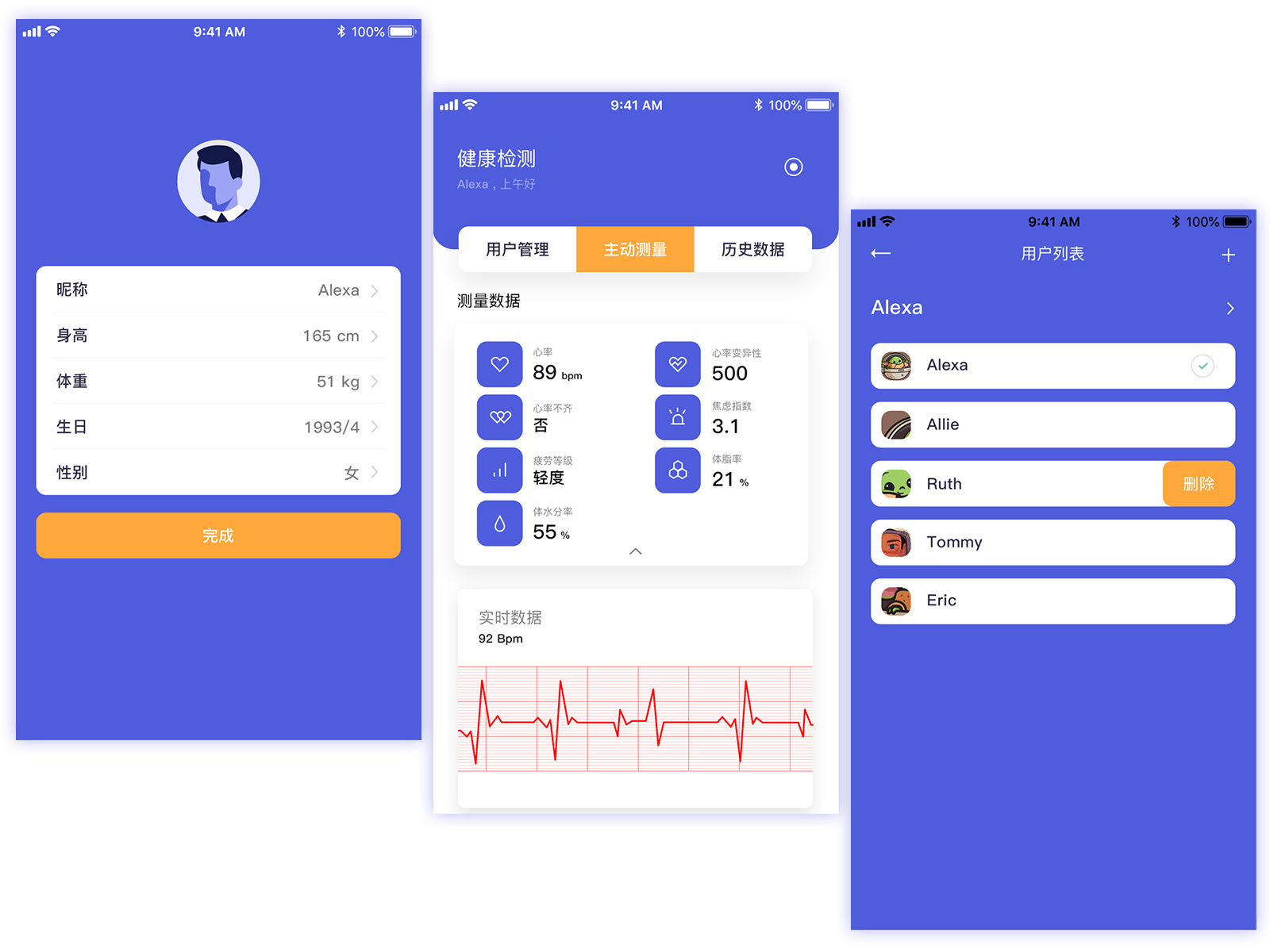 health test by Christine_Lee on Dribbble