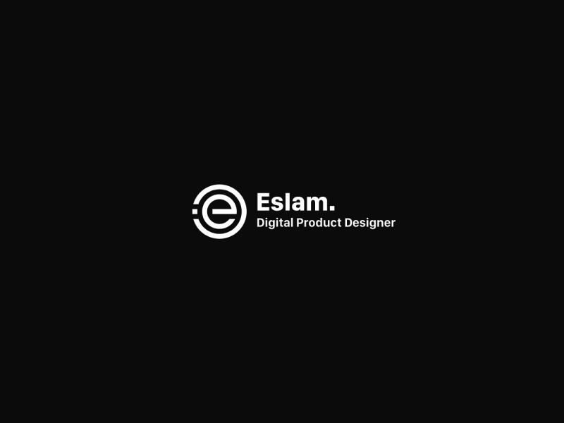 New Logo by Eslam. on Dribbble