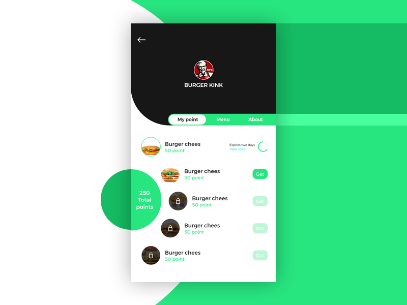 Point app by Eslam. on Dribbble